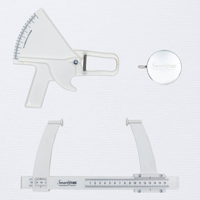 Kit Antropométrico Básico: Antropómetro, Plicómetro, Cinta y Maletín